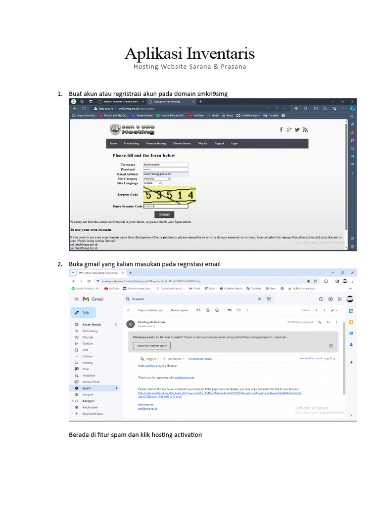 Aplikasi Inventaris | PDF