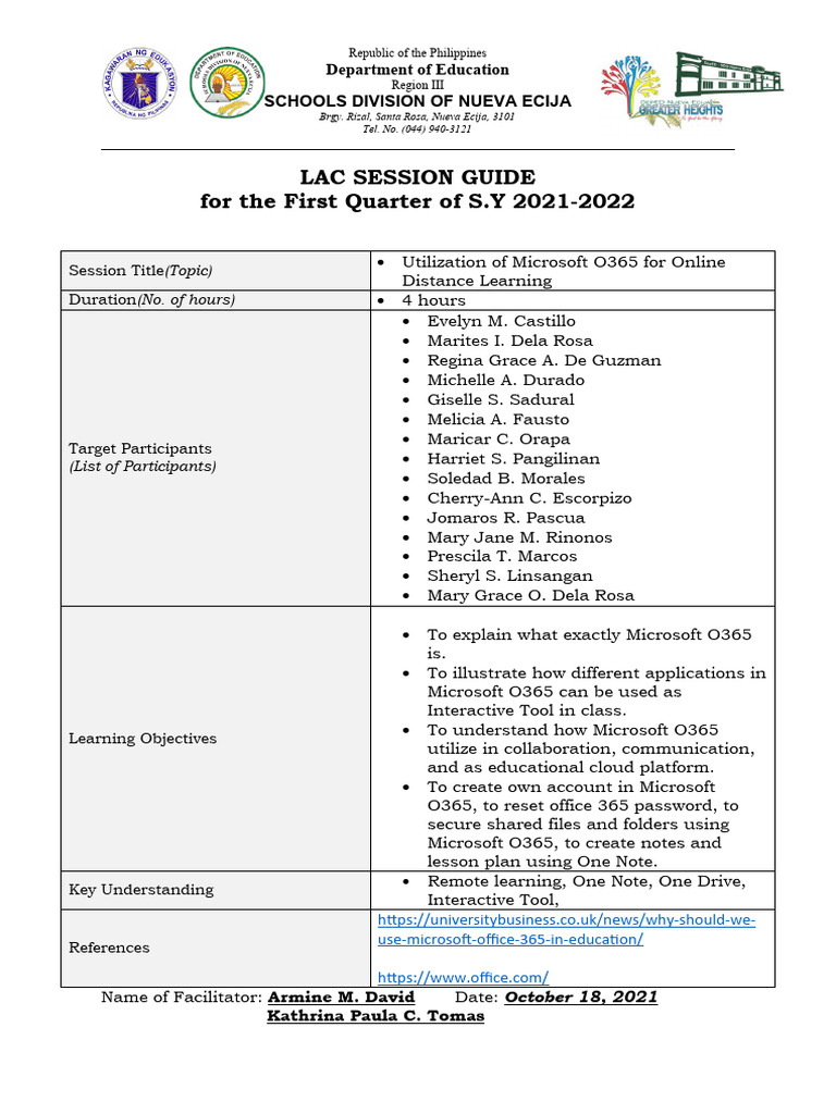 Session Guide Microsoft Teams Pdf Cloud Computing Information