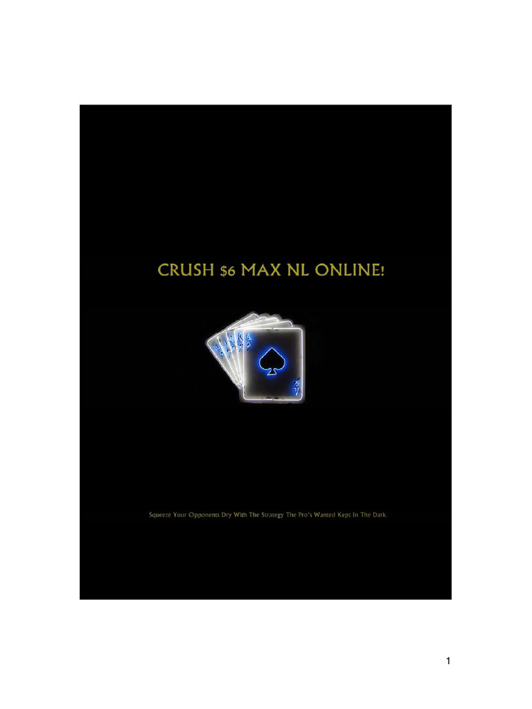 Crush 6 Max NLOnline | PDF | Betting In Poker | Online Poker