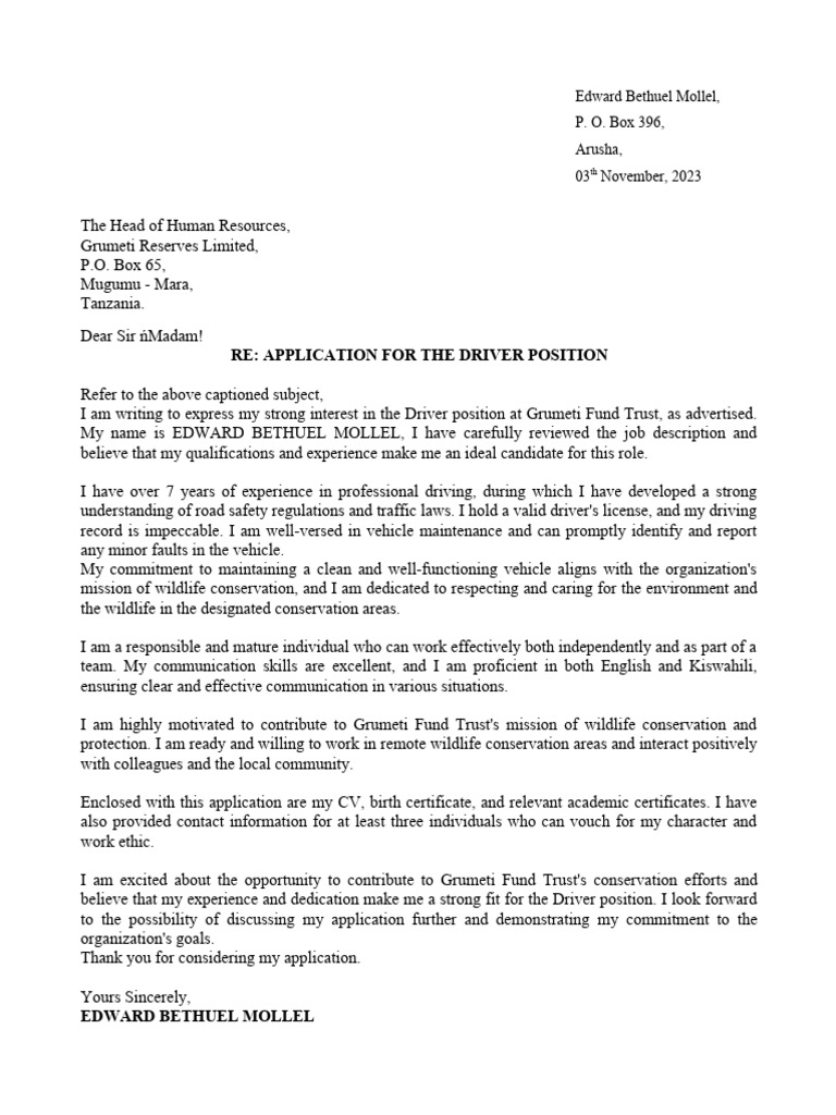 NEW CVyy | PDF | Tanzania