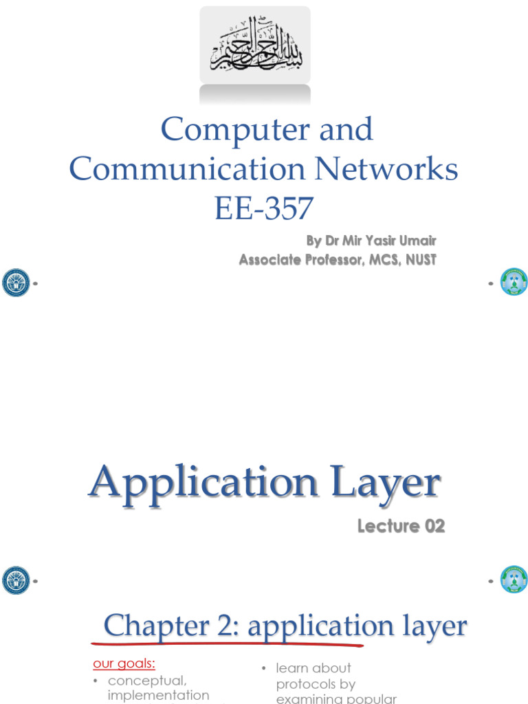 Lec 2 - Application Layer - I | PDF | Network Socket | Peer To Peer