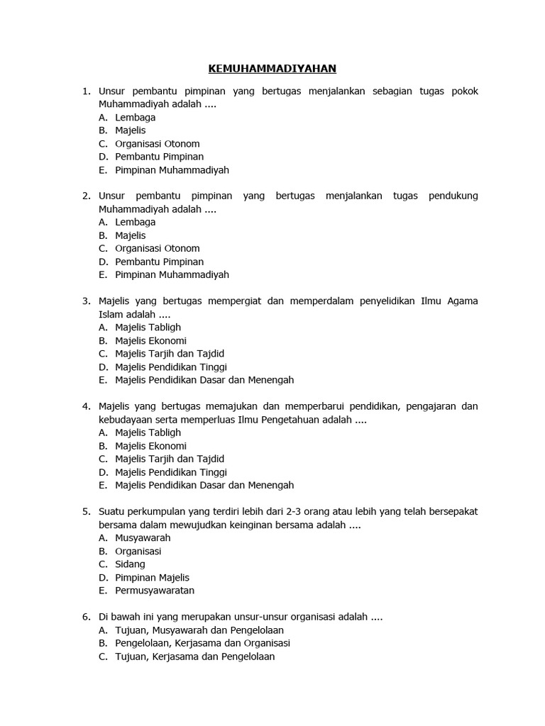 KMM Soal Latihan Semester | PDF