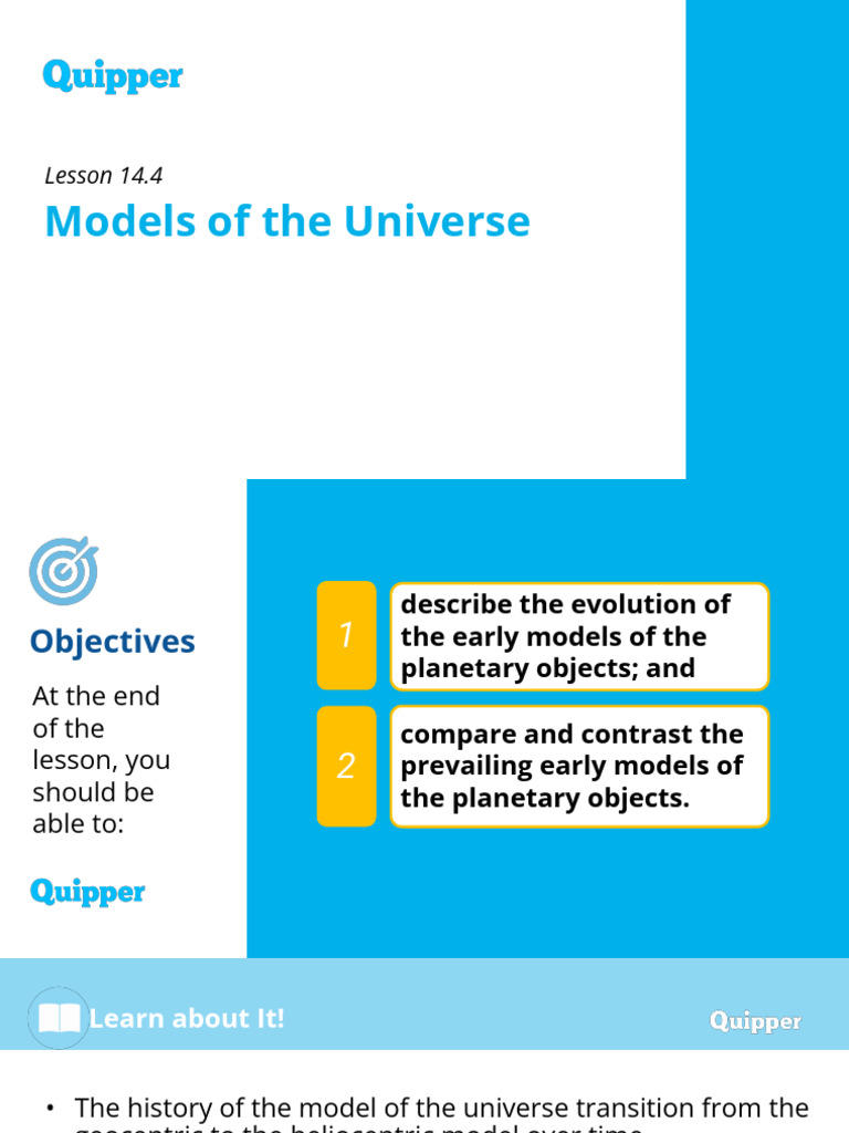 Evolution of Universe Models | PDF | Heliocentrism | Universe