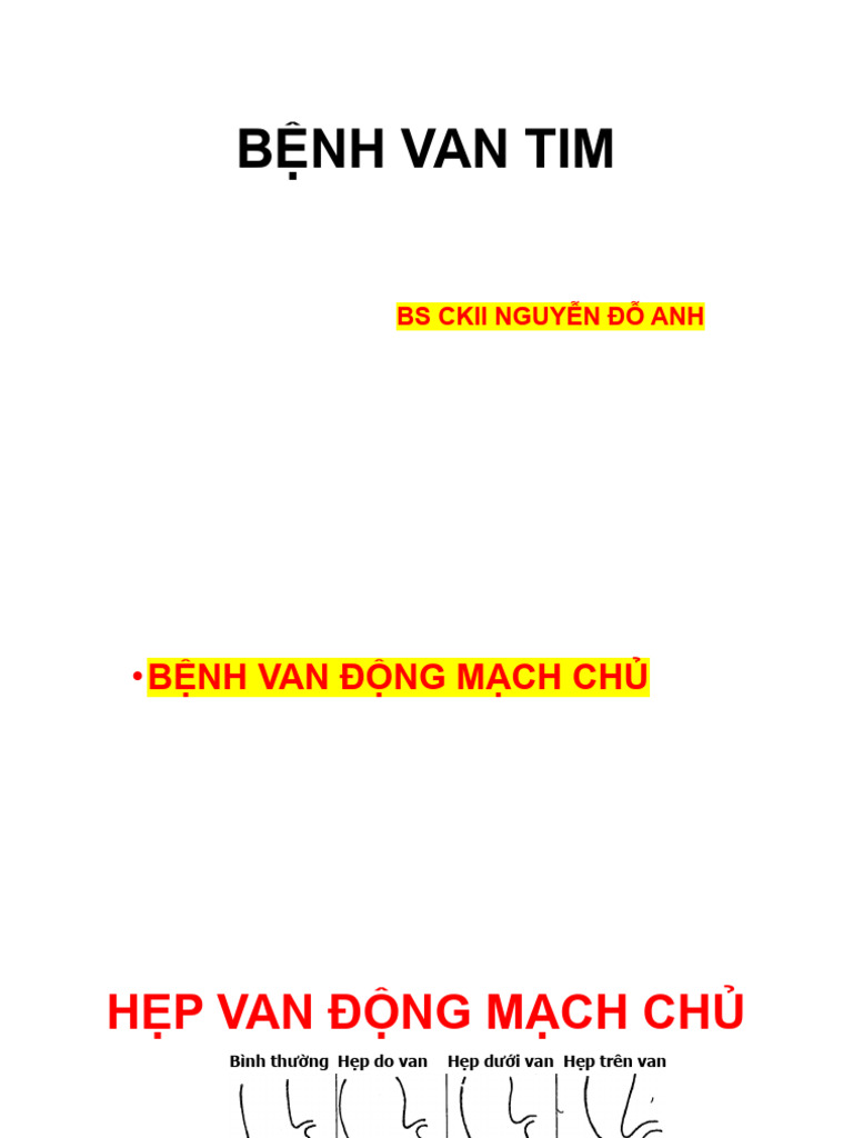 BỆNH VAN TIM | PDF