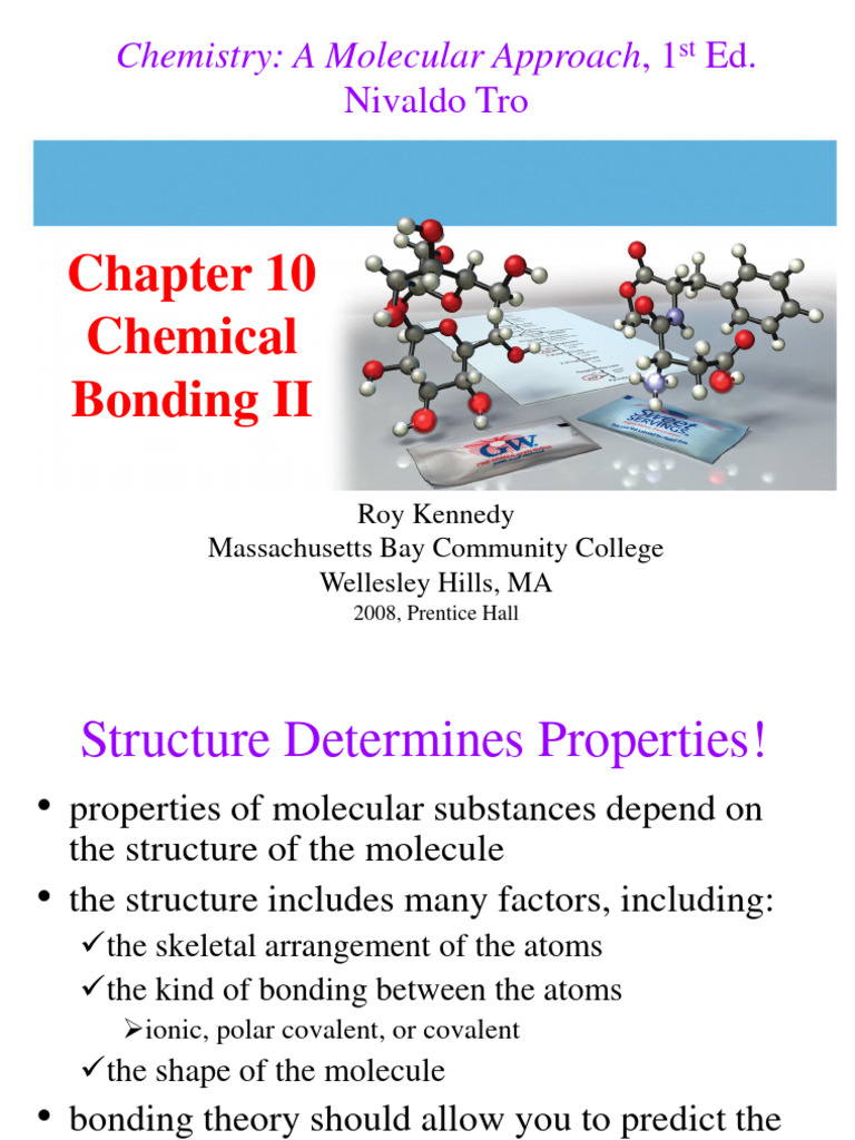 Chapter 10 Chemical Bonding II | PDF | Chemical Bond | Molecules