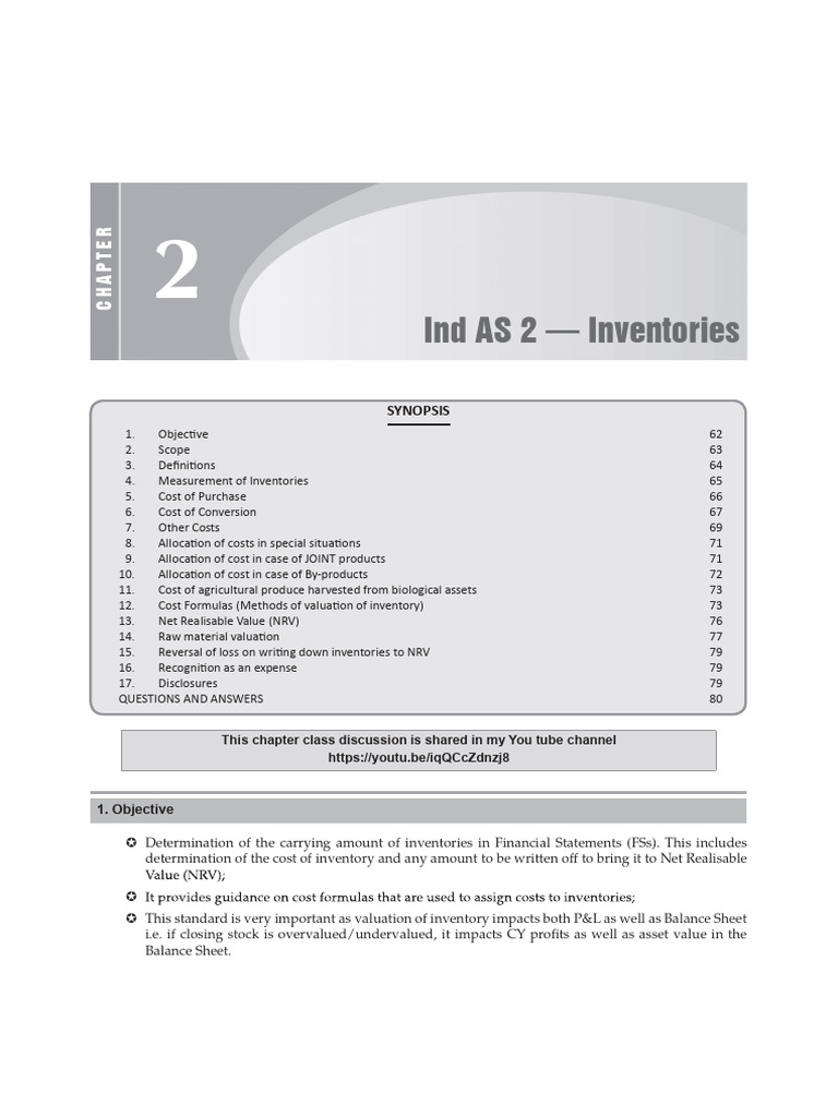 Ind AS 2 Inventories | Download Free PDF | Inventory | Cost