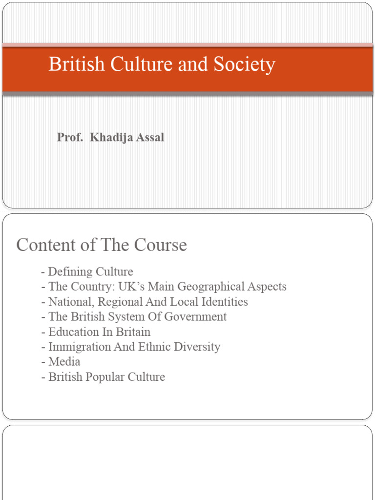 Understanding British Culture and Identity | PDF | United Kingdom ...