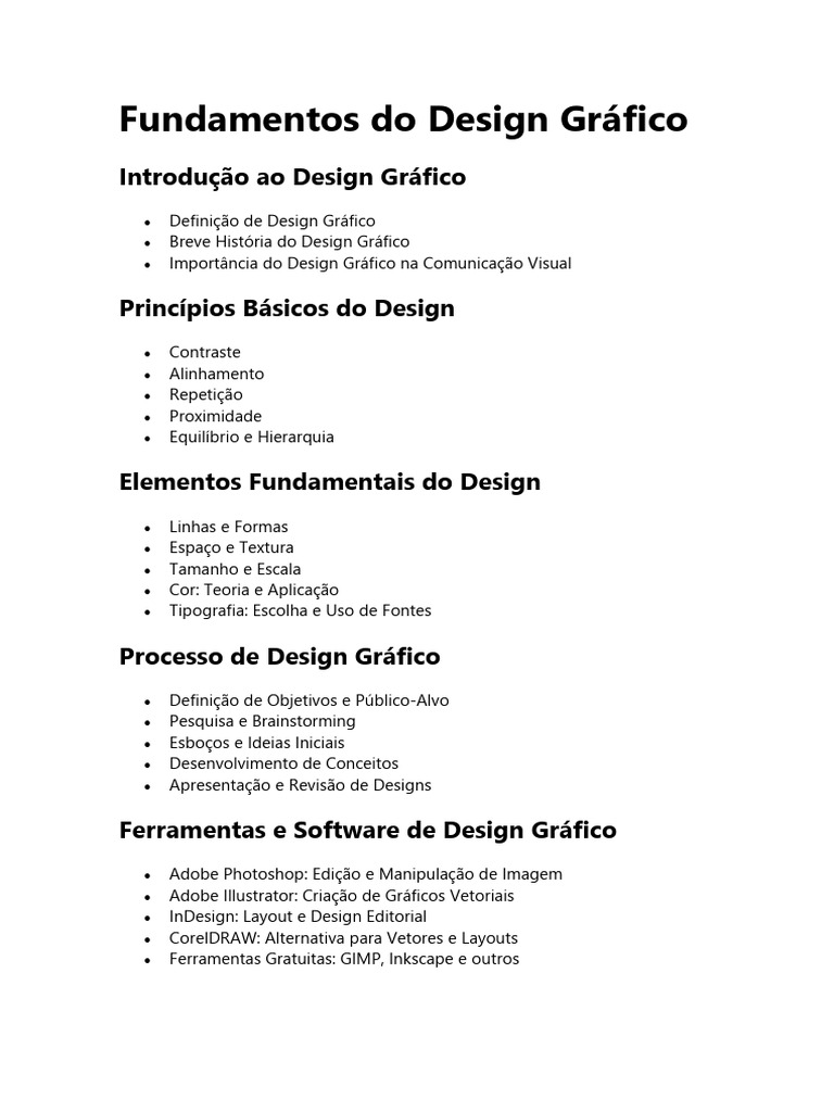 Fundamentos do Design Gráfico | PDF