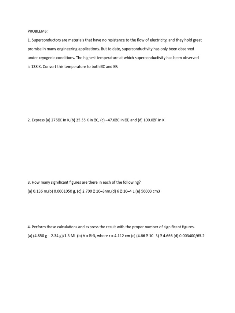 PROBLEMS | PDF | Radioactive Decay | Methane