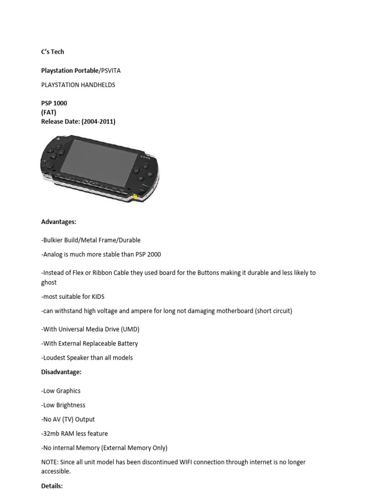 Playstation Handhelds | PDF | Oled | Display Technology