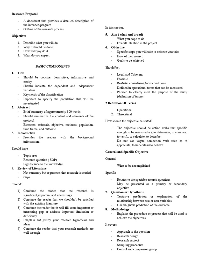 Purposive Communication (Parts of Research Proposal) | PDF ...