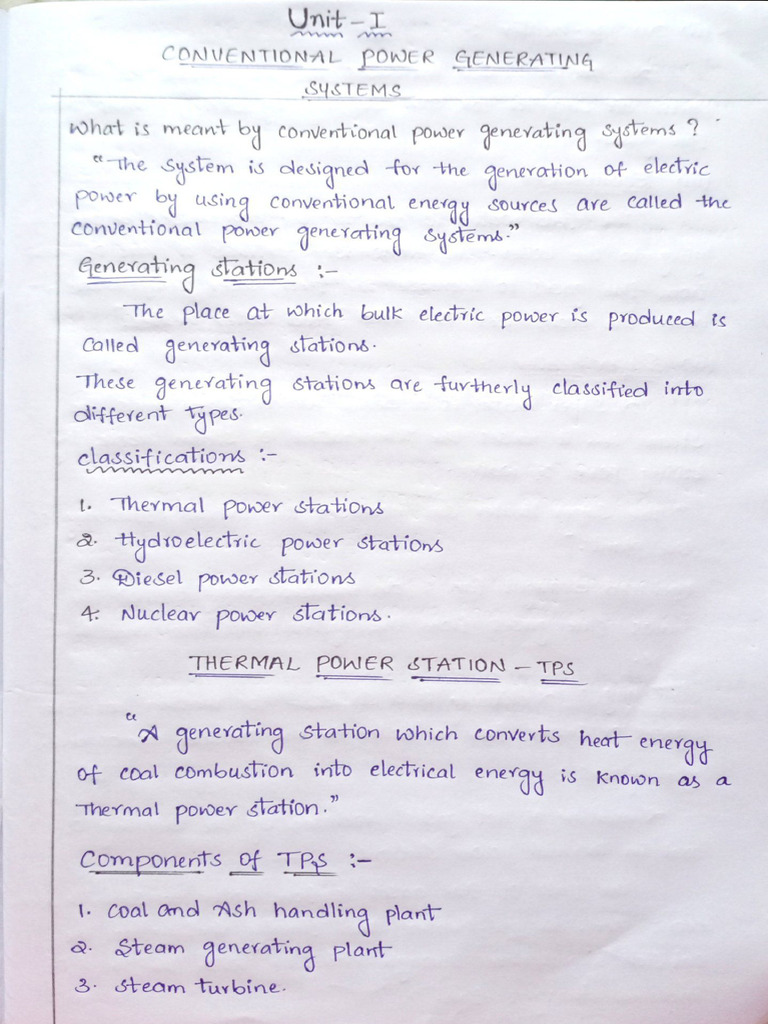 UNIT-1 (POWER SYSTEM ARCHITECTURE) 17-Oct-2020 16-17-02 | PDF
