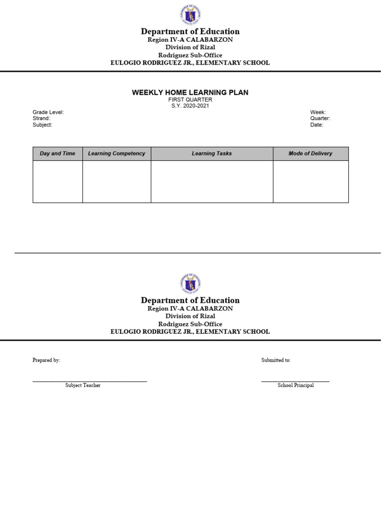 WHLP Template | PDF