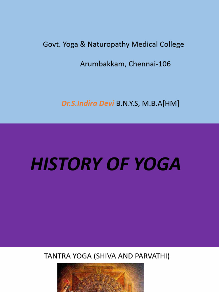 History of Yoga and Naturopathy Final | PDF | Naturopathy | Medicine