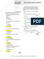 Focus 3 Unit 3 Test Worksheet 3 | PDF | English As A Second Or Foreign ...