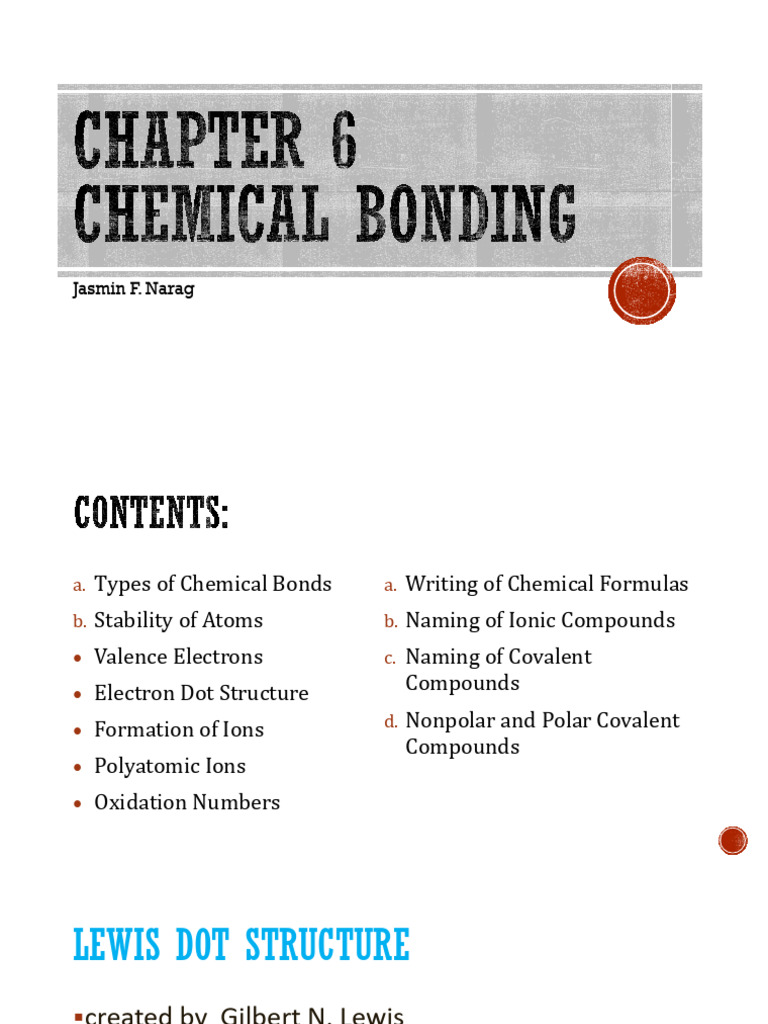 Chemical Bonding | PDF | Chemical Compounds | Chemical Bond