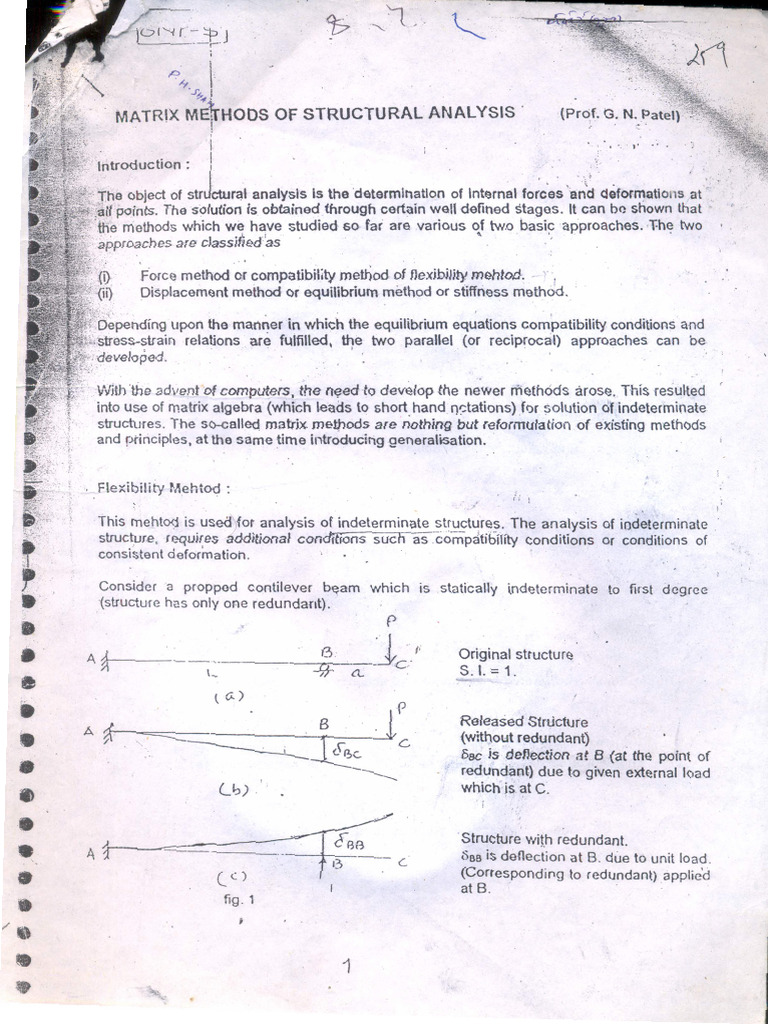 Matrix Method | PDF | Mechanics | Applied And Interdisciplinary Physics
