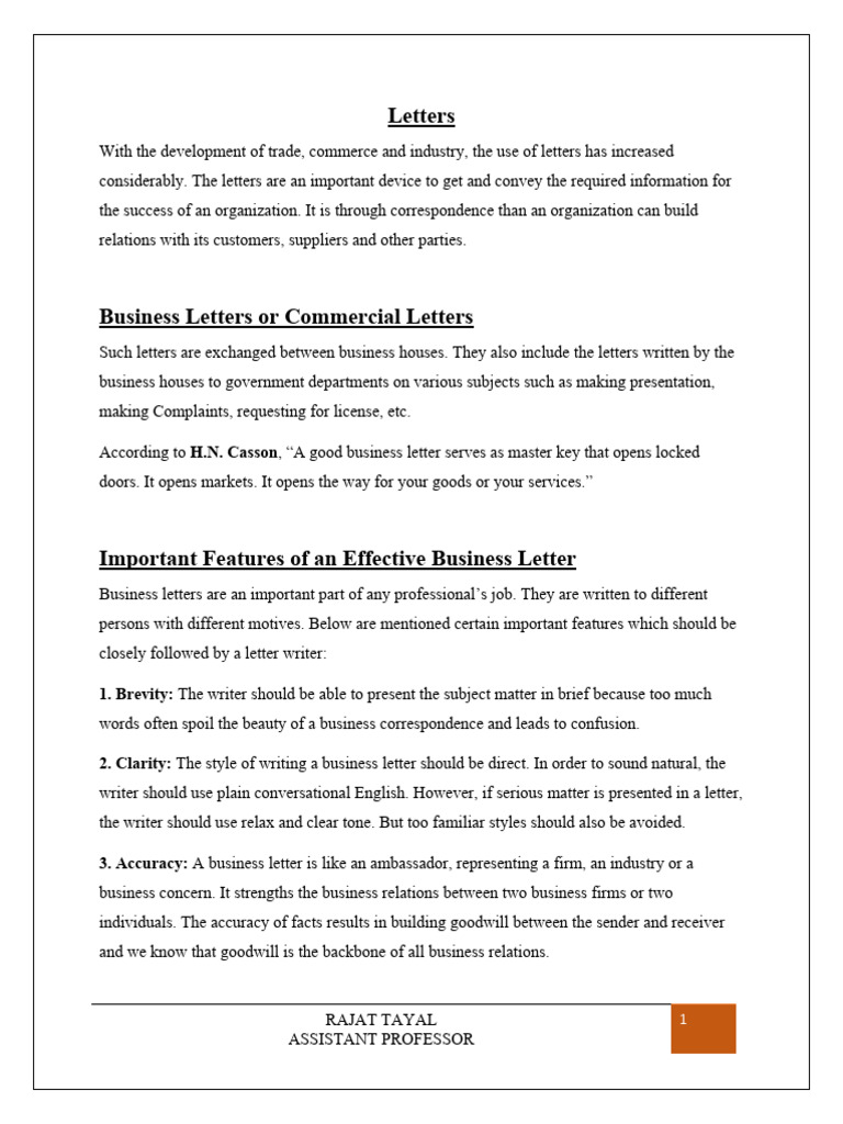 Unit 3 | PDF | Memorandum | Sales