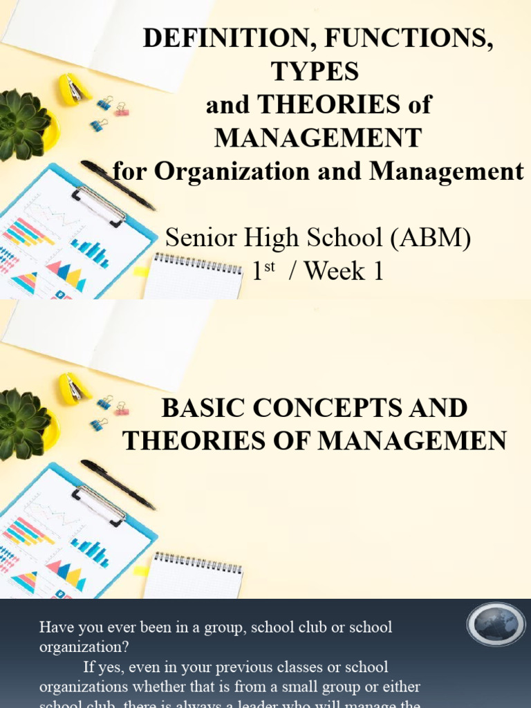 1.1 Definition, Function, Types and Theories For Organization and ...