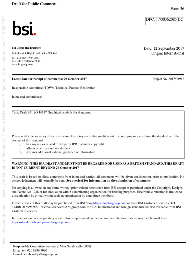 Reference - BS ISO 14617 Graphical Symbols For Diagrams | PDF ...