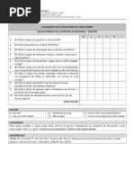 Questionário de Pfeffer para Avaliação Funcional | PDF | Questionário ...