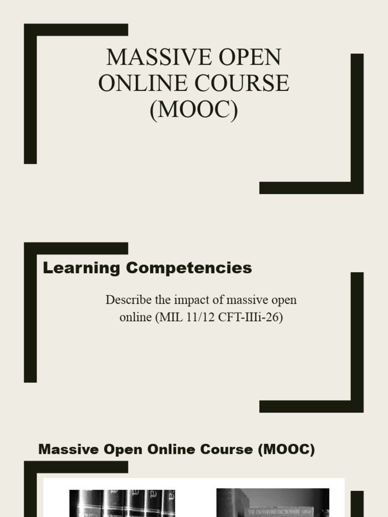 Quarter 2 Lesson 2 | PDF | Massive Open Online Course | Educational Technology