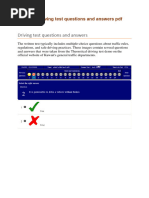 Driving Test Saudi Arabia Manual | PDF | Traffic | Traffic Light