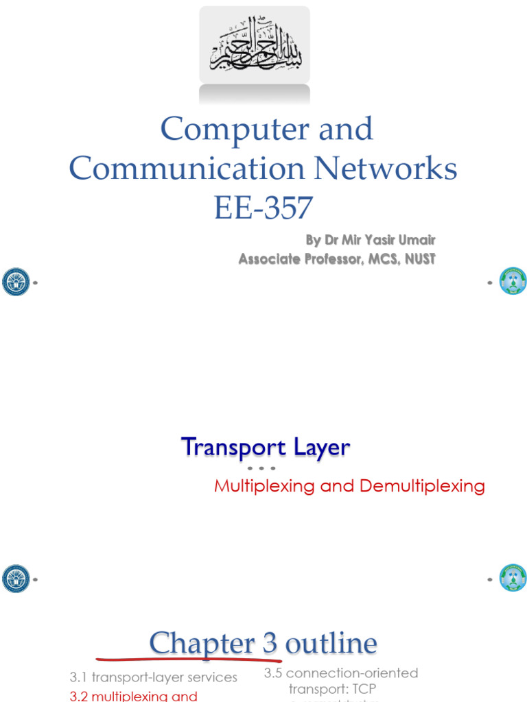 Lec 3 - Transport Layer - II - Mux Demux | PDF | Port (Computer Networking) | Network Socket