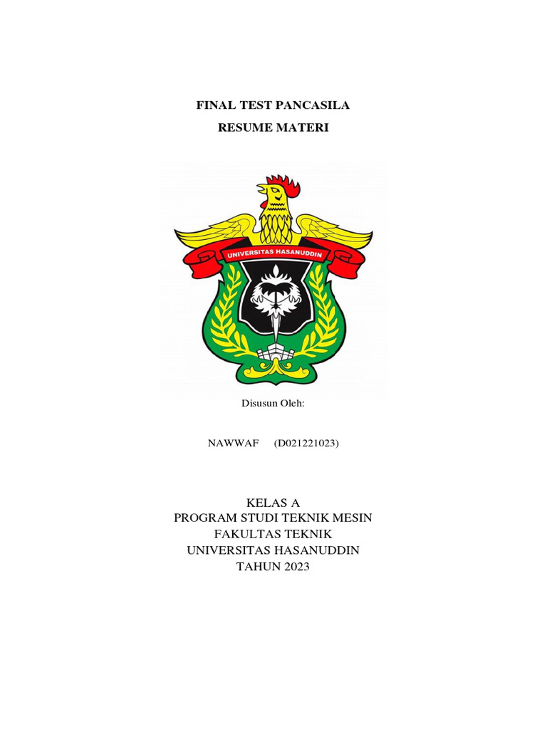 Tugas Final Pancasila | PDF