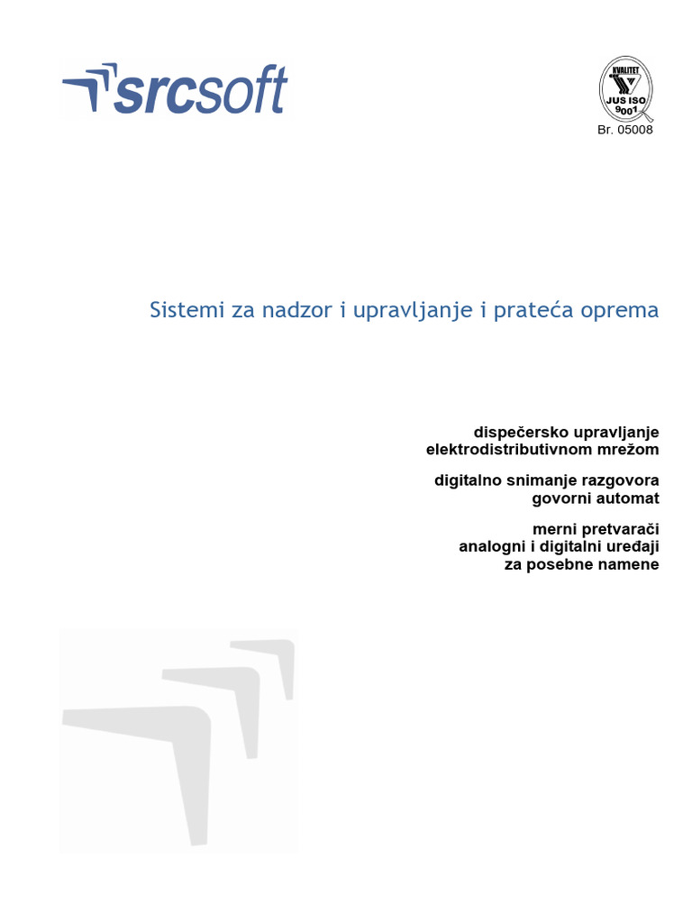 Dispecersko Automatsko Upravljanje | PDF