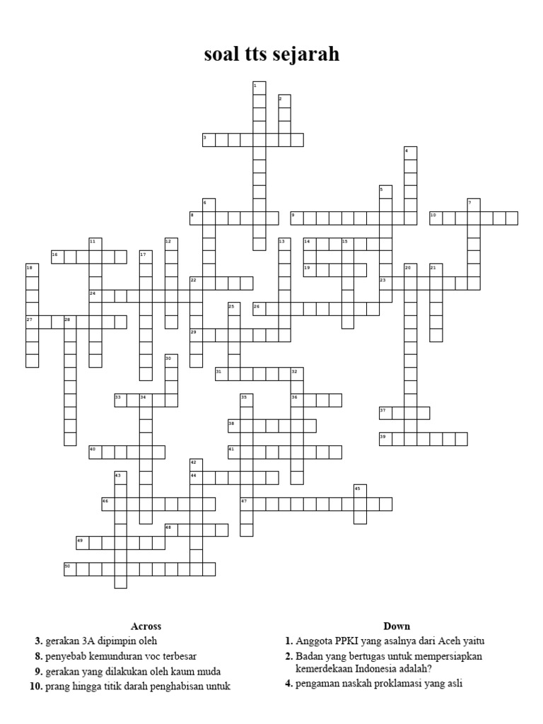 Soal-Tts-Sejarah 3 | PDF
