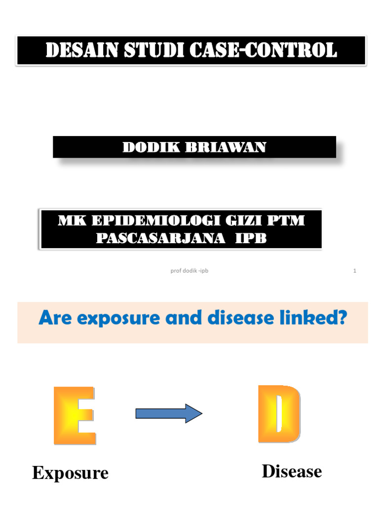 2022 Case-Control Study Design | PDF | Epidemiology | Cohort Study