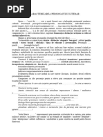 Sablon Caracterizare | PDF