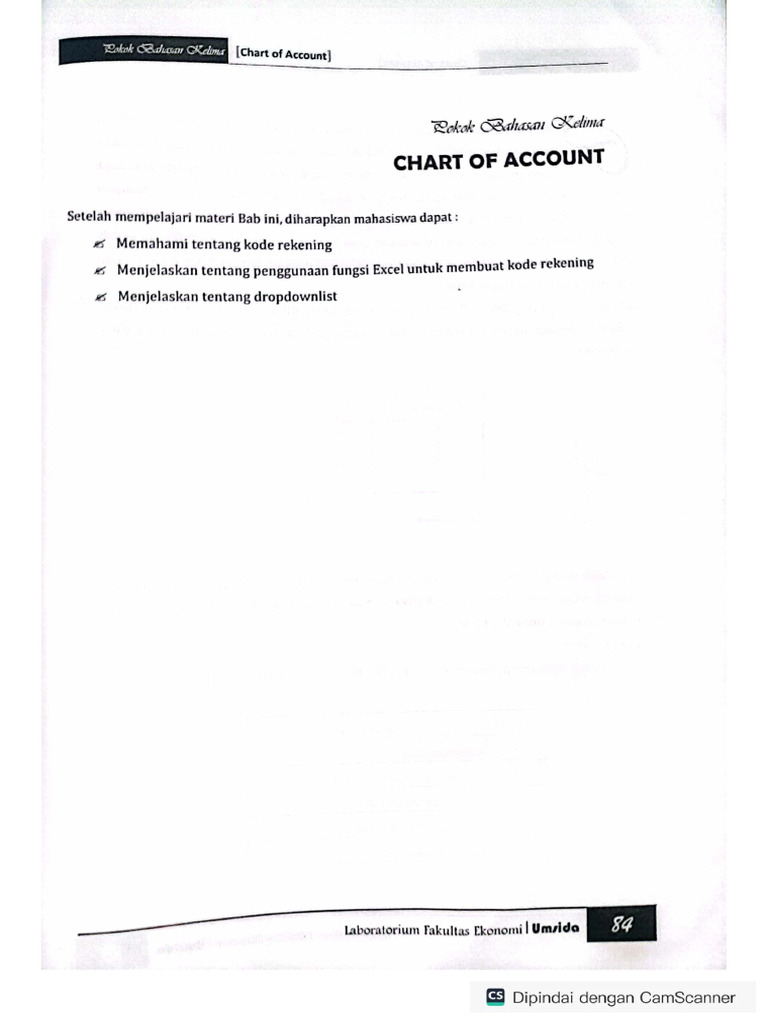 Chart of Account | PDF
