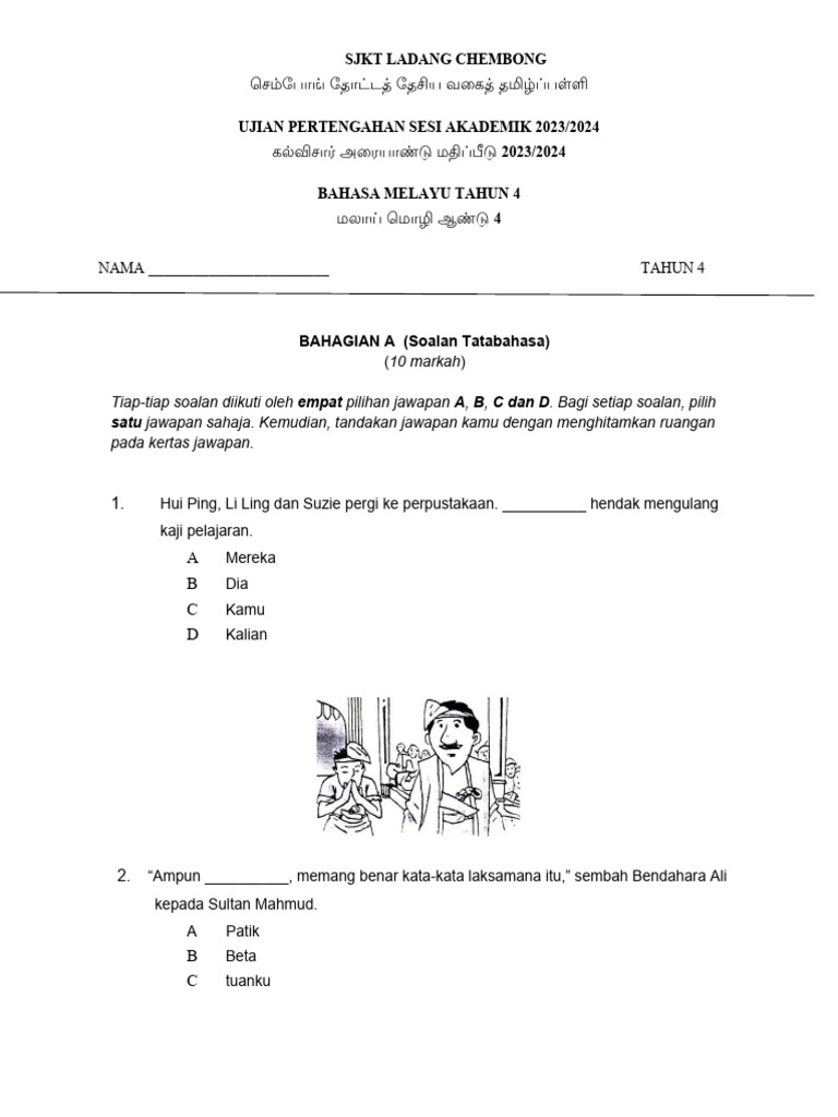 BM Tahun 4 2023 | PDF