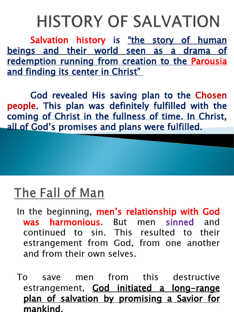 Overview of Salvation History | PDF | Jacob | Babylonian Captivity
