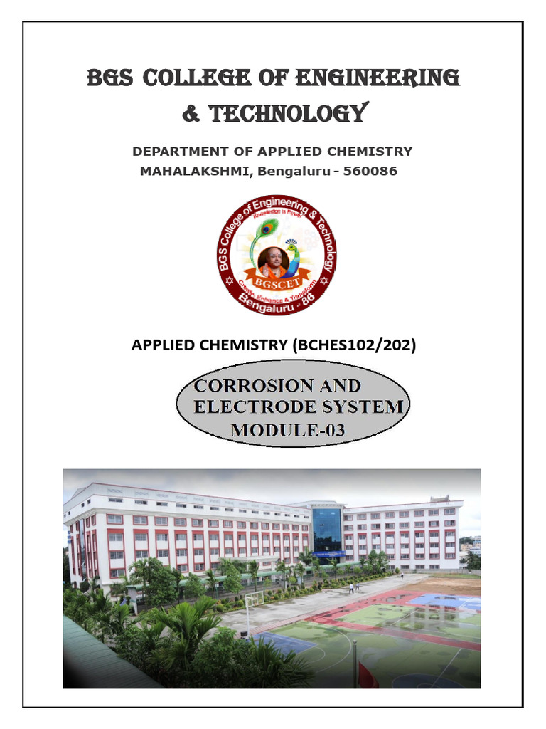 Module 3 | PDF | Corrosion | Anode