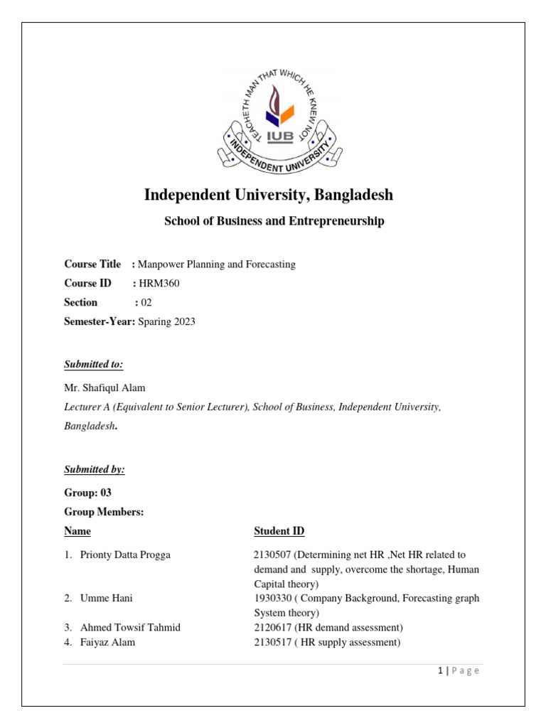HRM360 Assignment | PDF | Human Resource Management | Human Resources