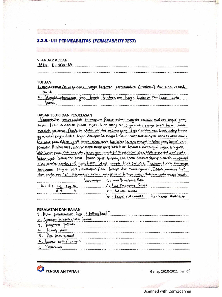 Permeabilitas - Wendi Siswanto Limbong - 191111062 - 2b-Kge | PDF