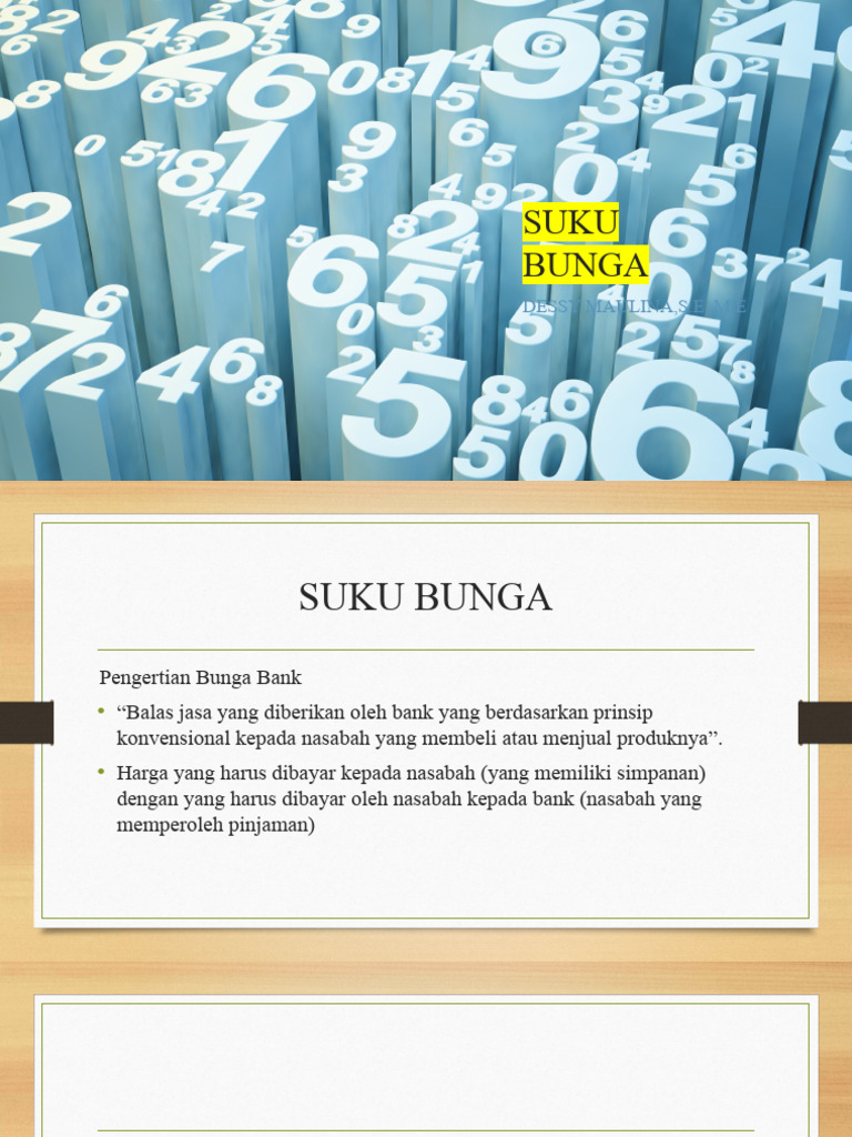 Suku Bunga | PDF