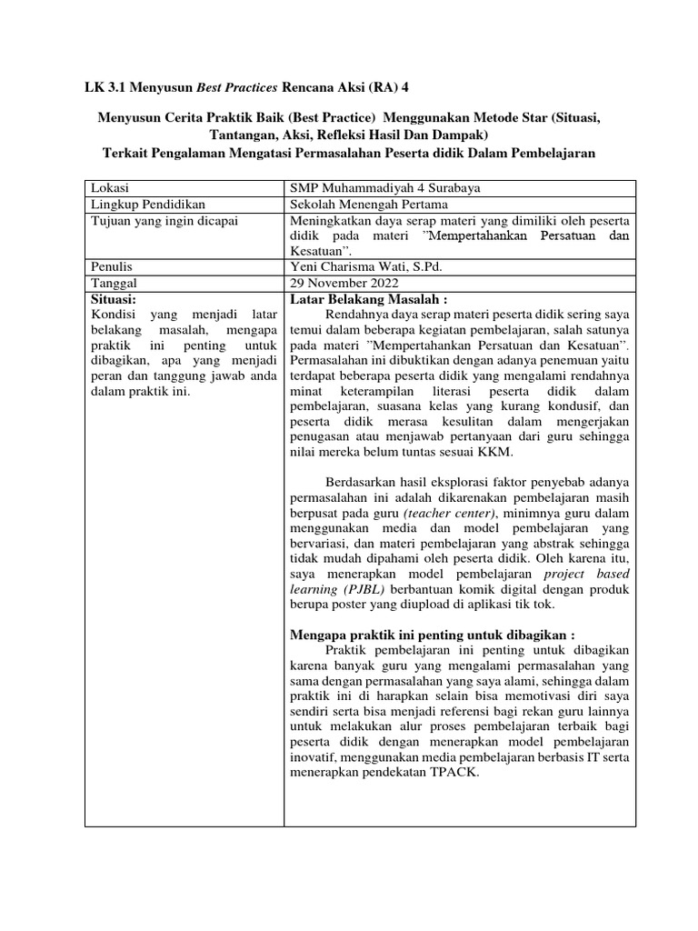 Best Practice Star 1 | PDF