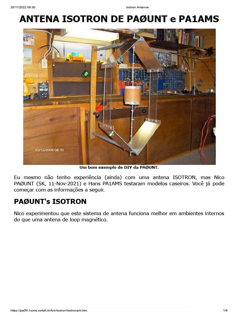 Super Isotron Antenne | PDF