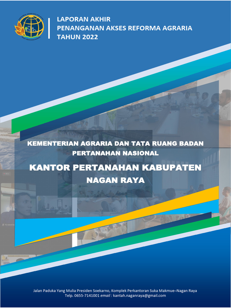 Nagan Raya - Laporan Akhir Penanganan Akses Reforma Agraria 2022 | PDF