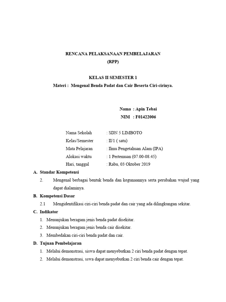 RPP Pembelajaran Kelas Rangkap | PDF