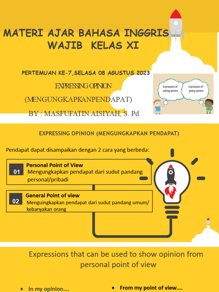 Expressing Opinion | PDF