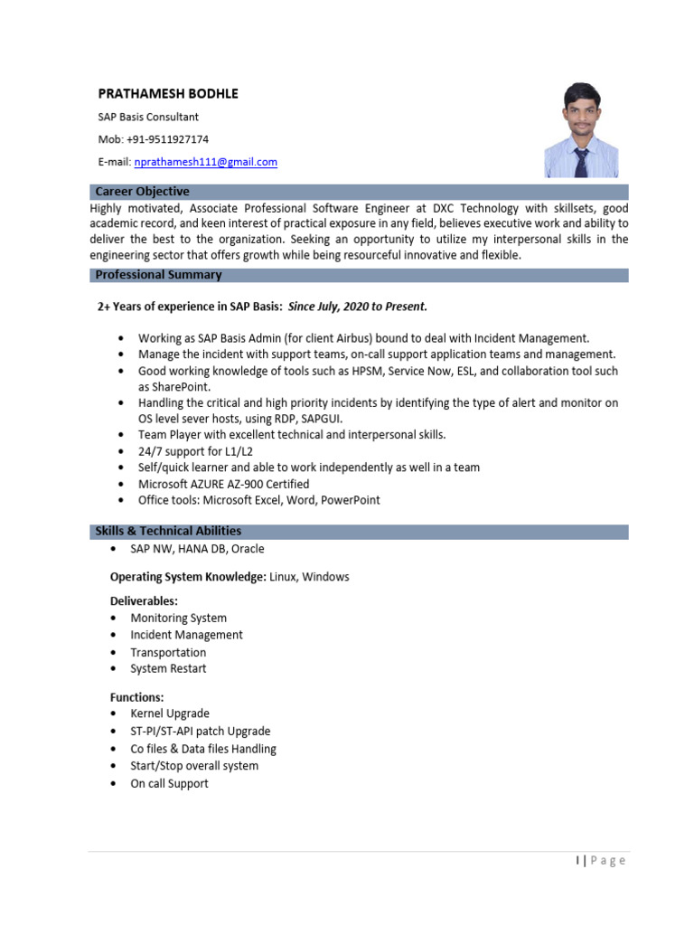 Resume Prathamesh 2022 Aug | PDF | Computer Engineering | Computing