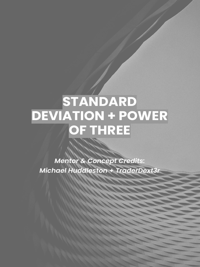 Standard Deviation + Power of Three | PDF | Risk | Financial Adviser