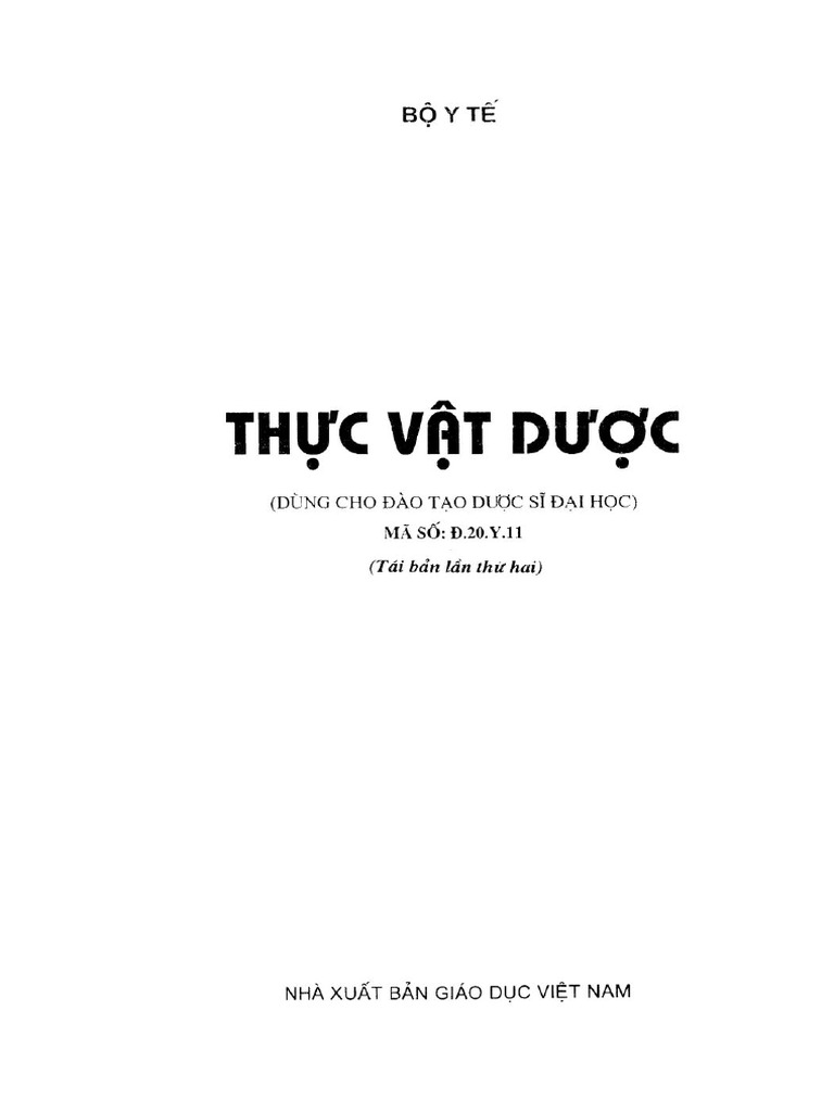 Thuc Vat Duoc | PDF