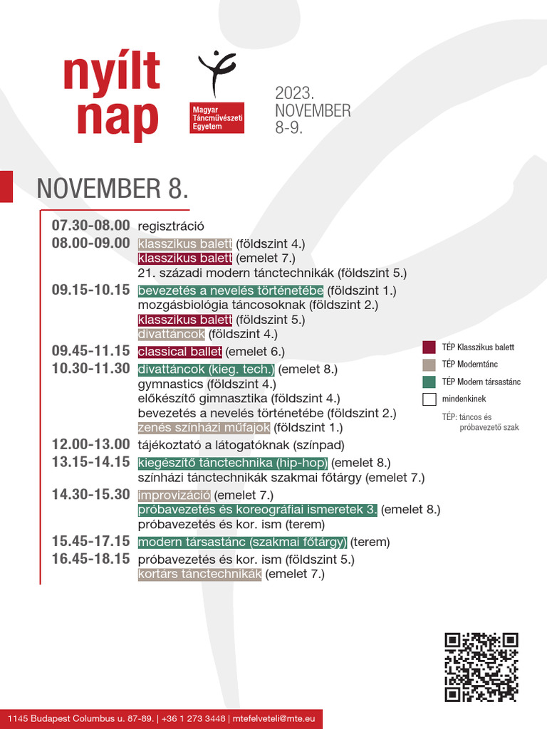 MTE Nyilt Nap 2023 | PDF