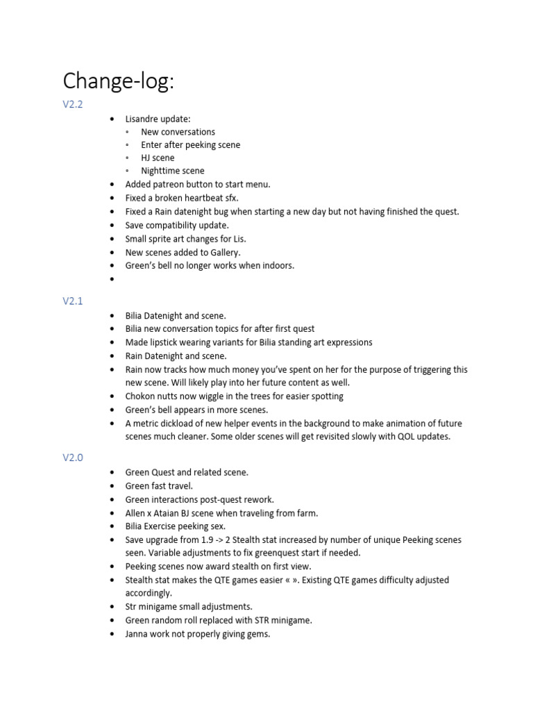Alchemist's Tale V2.2 Update Guide | PDF